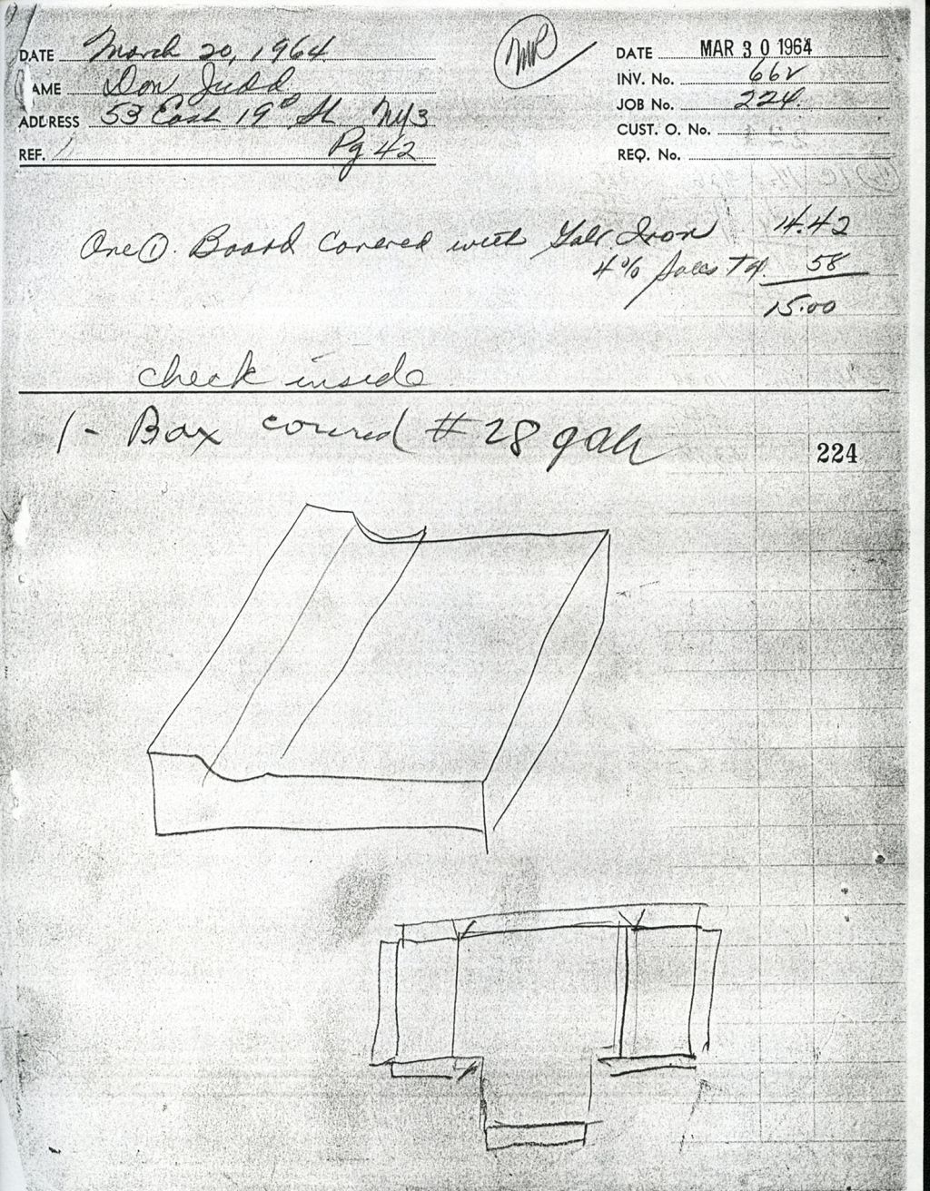 Donald Judd - Working Papers: Donald Judd Drawings, 1963 - 93 - London ...
