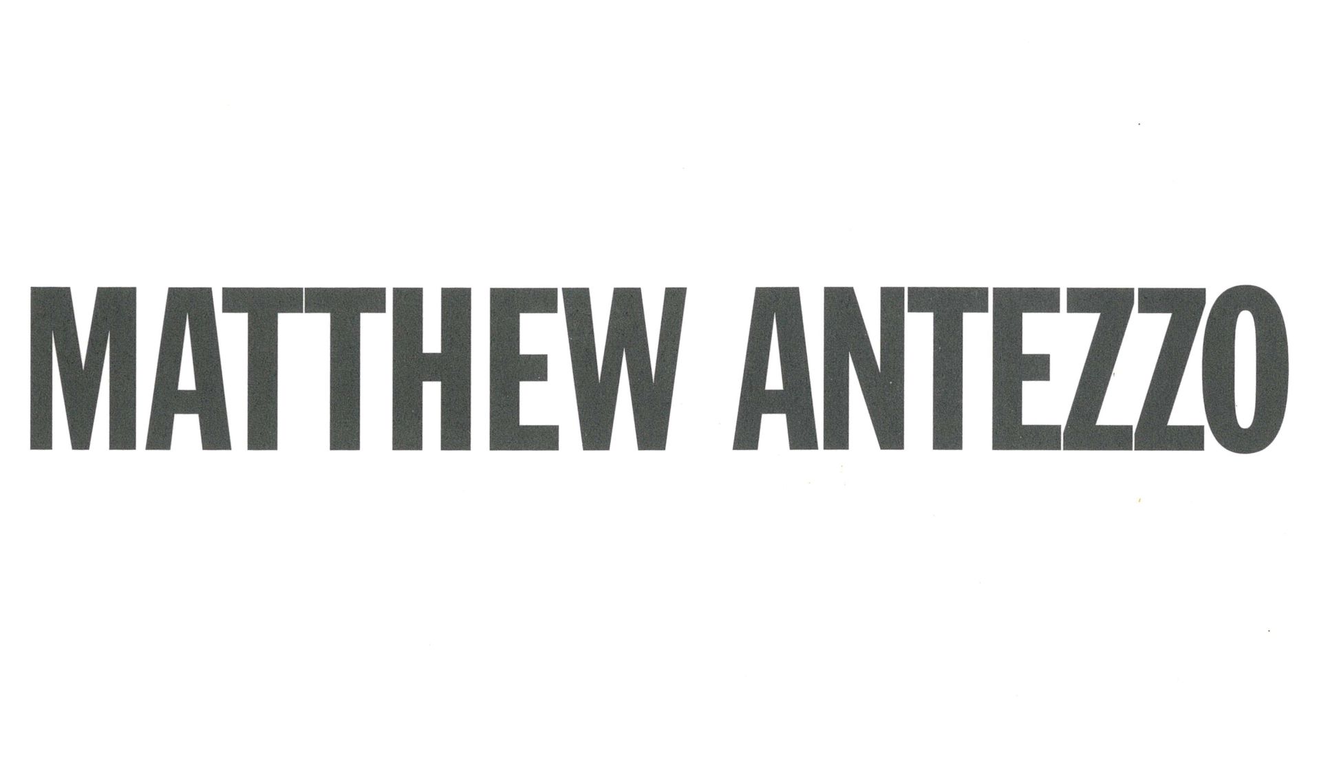 Matthew Antezzo - Matthew Antezzo - Cologne – Sprüth Magers