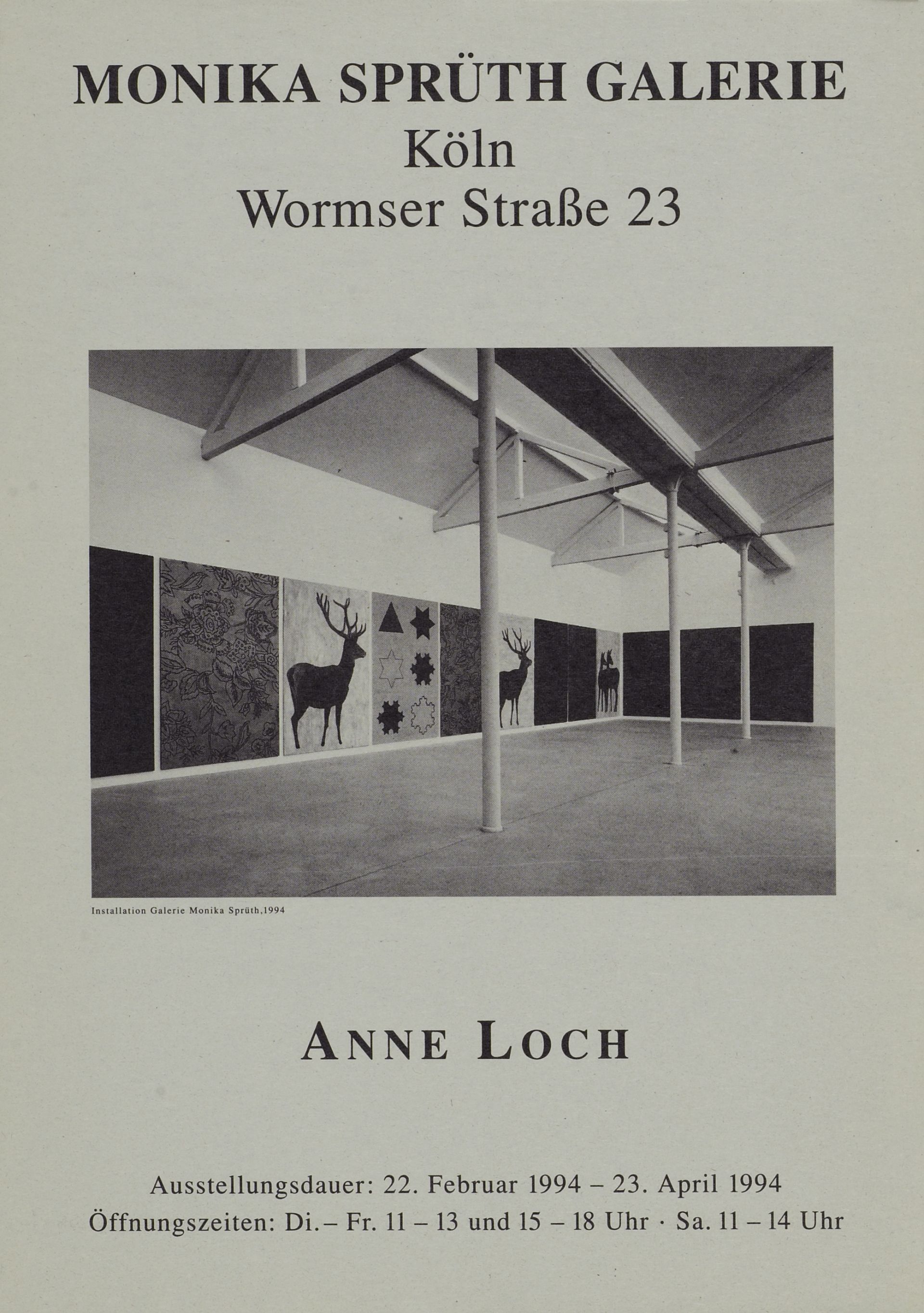 Anne Loch - Anne Loch - Cologne – Sprüth Magers