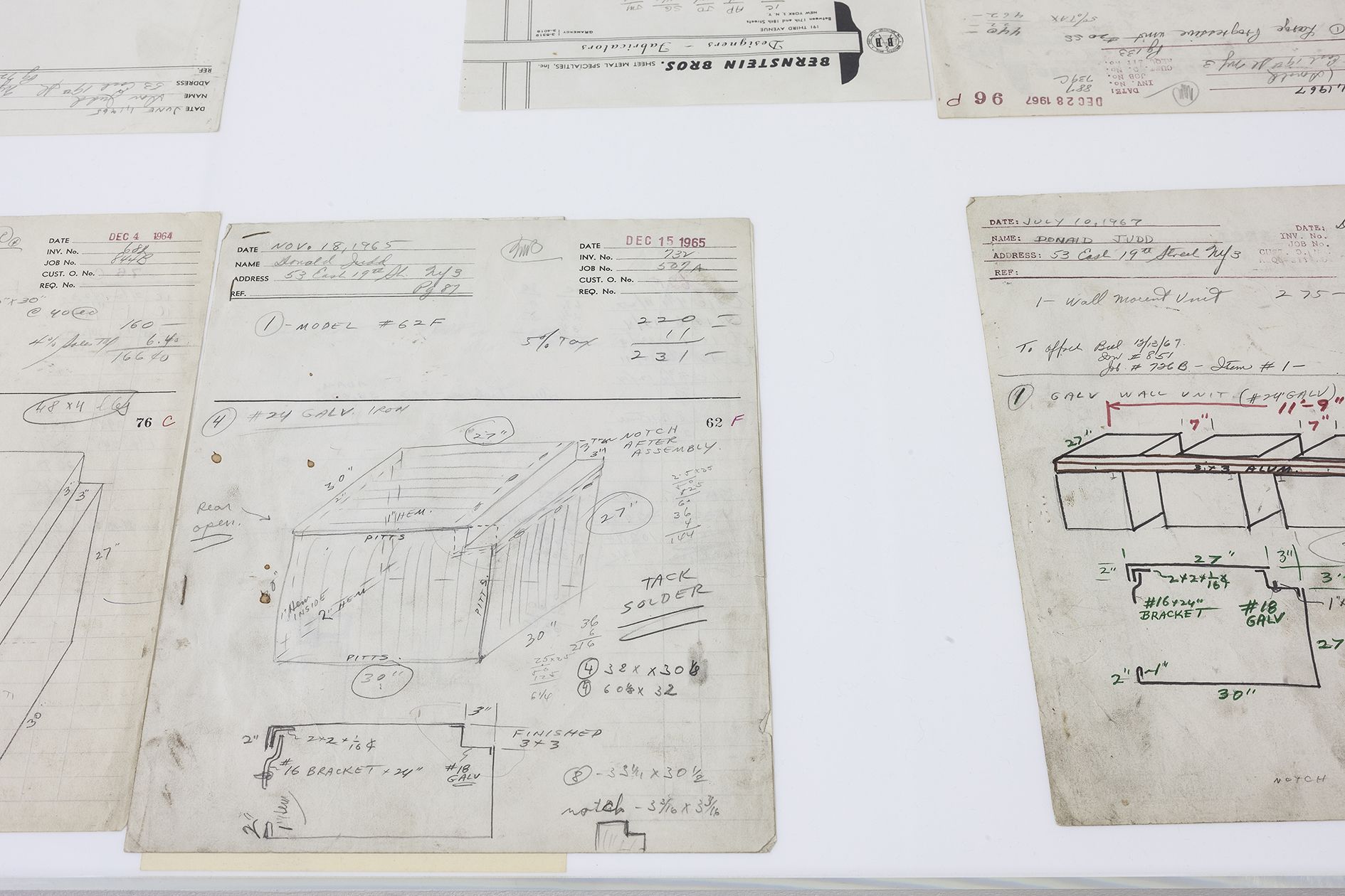 Donald Judd - Working Papers: Donald Judd Drawings, 1963 - 93 - Berlin ...