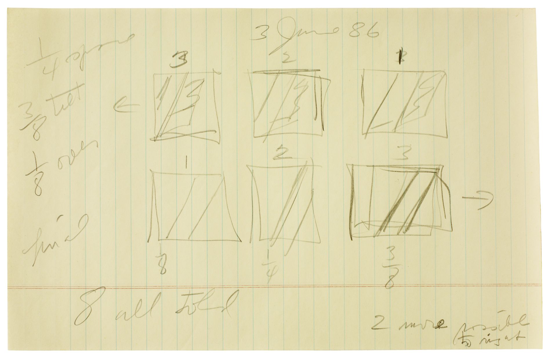Donald Judd - Working Papers: Donald Judd Drawings, 1963 - 93 - Berlin ...