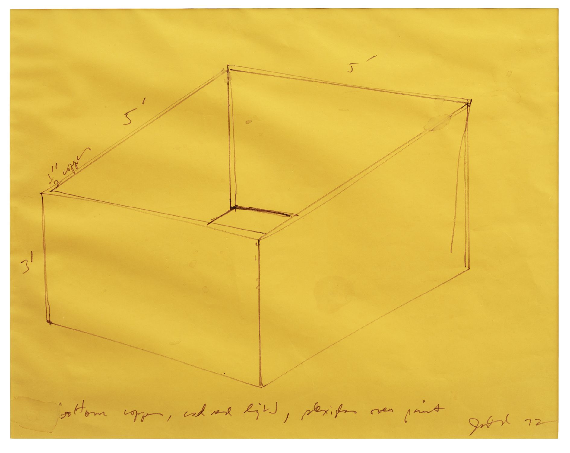 Donald Judd - Working Papers: Donald Judd Drawings, 1963 - 93 - London ...