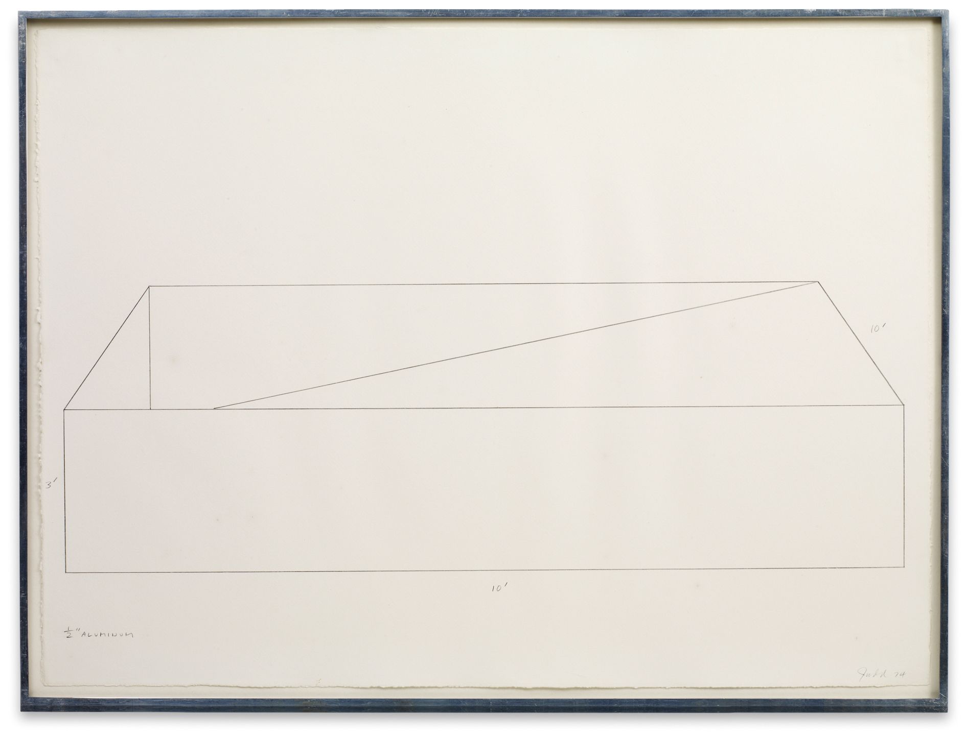 Donald Judd - Working Papers: Donald Judd Drawings, 1963 - 93 - London ...