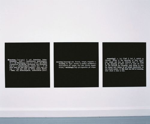Joseph Kosuth – Sprüth Magers