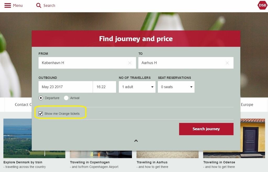 How To Book Tickets on the DSB Website | ShowMeTheJourney