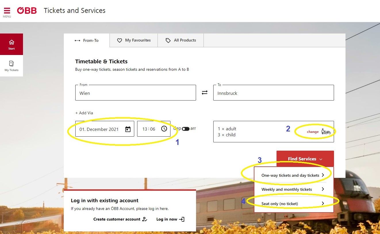 How To Book Tickets on the OBB Website - Step By Step | ShowMeTheJourney