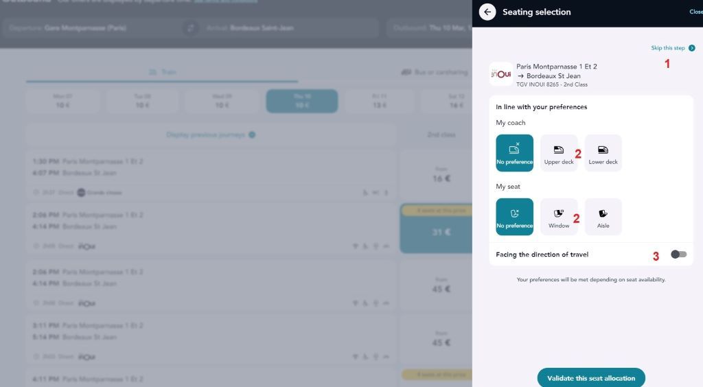How to Book Tickets on Oui.SNCF - Step-by-Step | ShowMeTheJourney