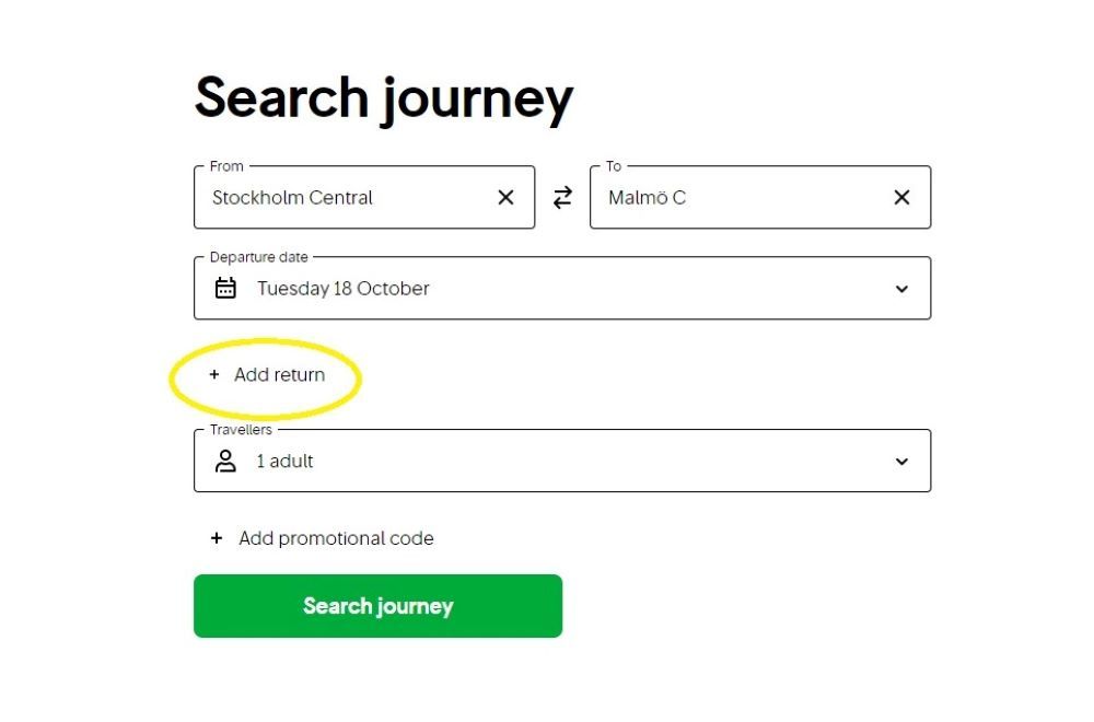 Using the SJ website to book train tickets | ShowMeTheJourney