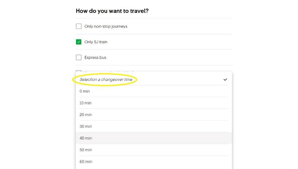 Using the SJ website to book train tickets | ShowMeTheJourney