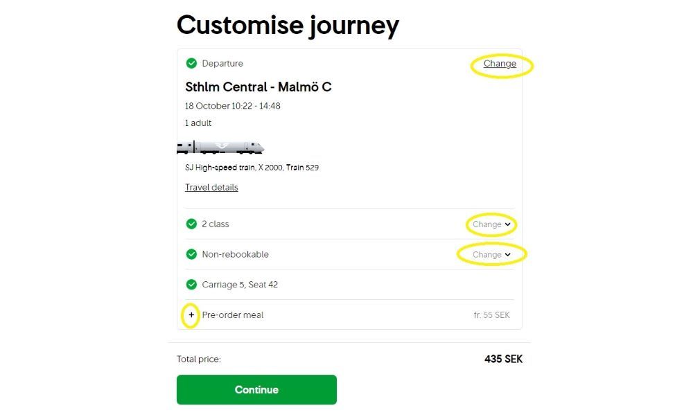 Using the SJ website to book train tickets | ShowMeTheJourney