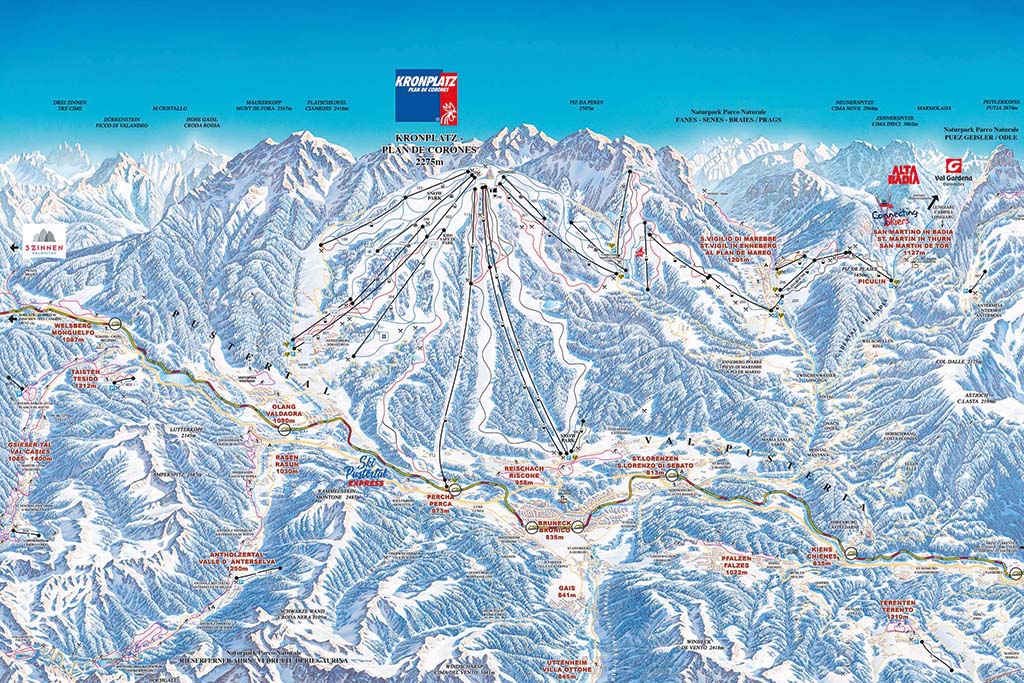 Kronplatz - Skigebiet in Italien