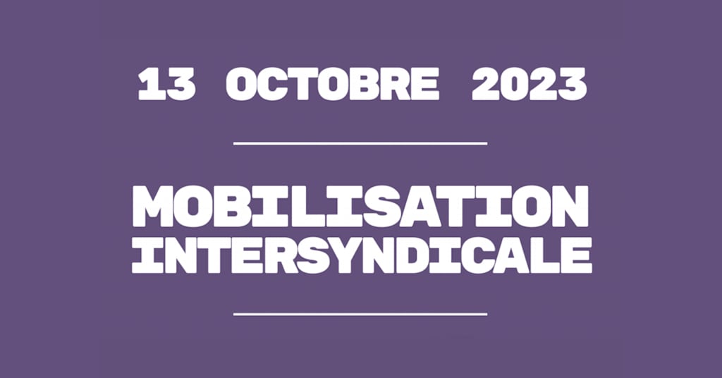 MOBILISATION INTERSYNDICALE LE 13 0CTOBRE | FSU-SNUipp 10