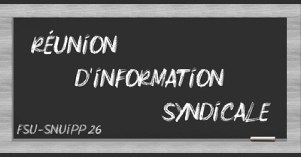 RIS de secteur du SNUipp-FSU26 : 27/09 et 04/10 | FSU-SNUipp 26 RIS de secteur du SNUipp-FSU26 : 27/09 et 04/10 | FSU-SNUipp 26