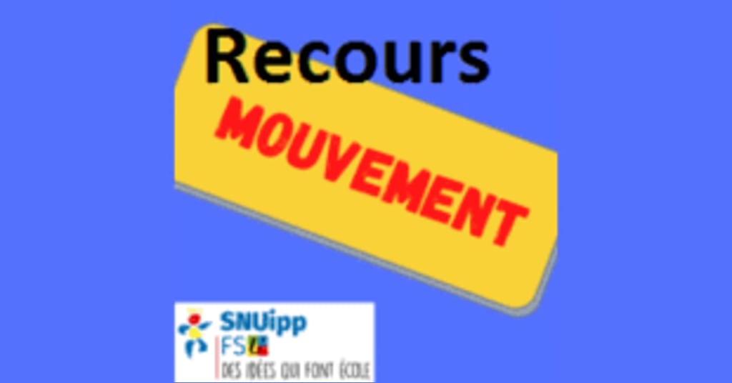 Mouvement intra-départemental 2024 : formuler un recours | FSU-SNUipp 59