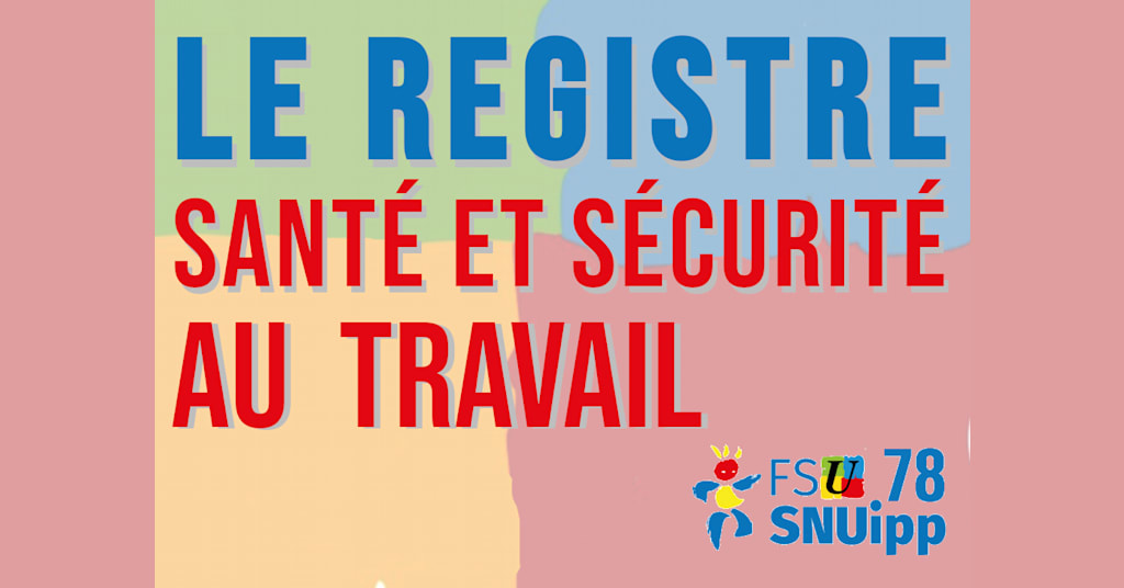 Modèles de fiches RSST | FSU-SNUipp 78