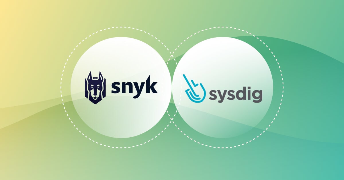 Sysdig and Snyk Announce Partnership to Enable End-to-End Container Security | Snyk