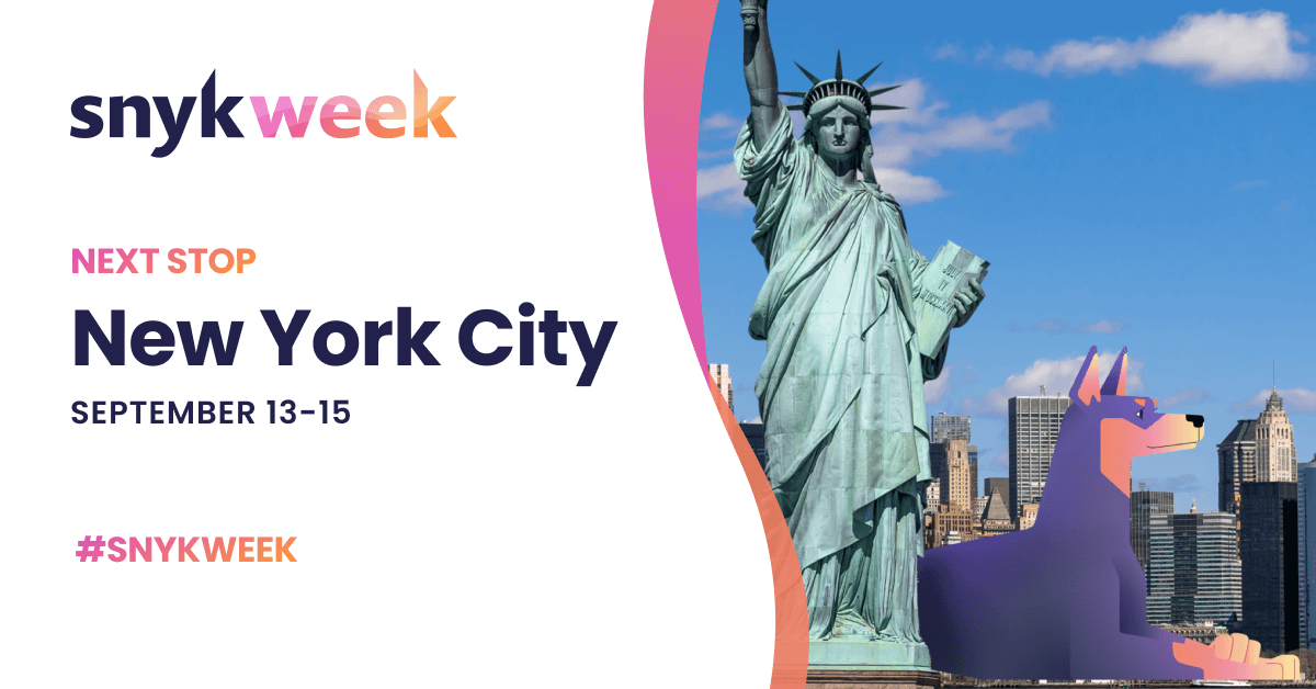 SnykWeek: New York City | Snyk