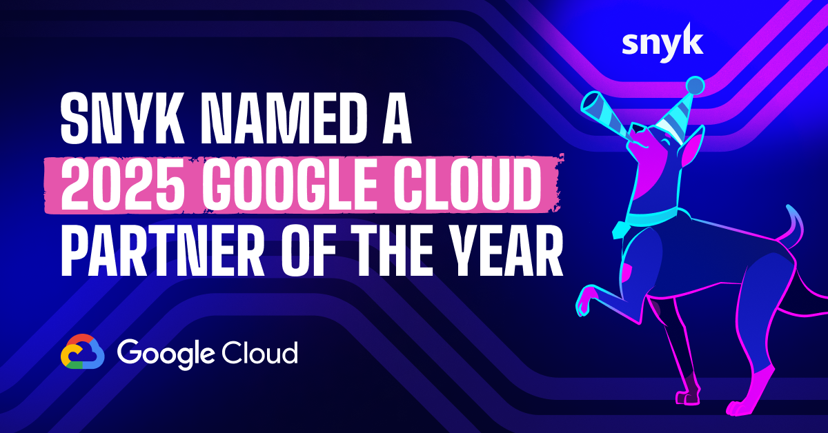 Snyk Wins 2025 Google Cloud Technology Partner of the Year for Application Development | Snyk