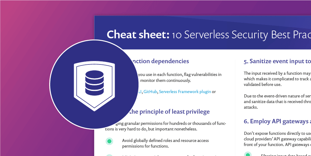 10 Serverless security best practices | Snyk 10 Serverless security best practices | Snyk