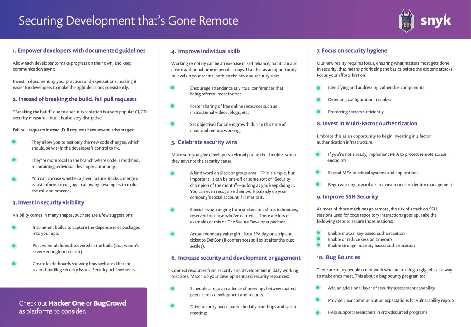 Secure development when working from home — tips and tricks | Snyk