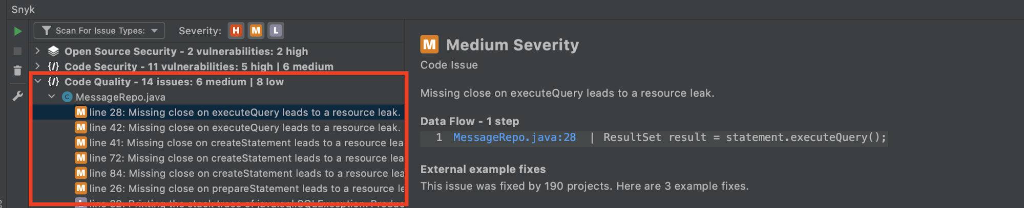 How to fix Java security issues while coding in IntelliJ IDEA | Snyk