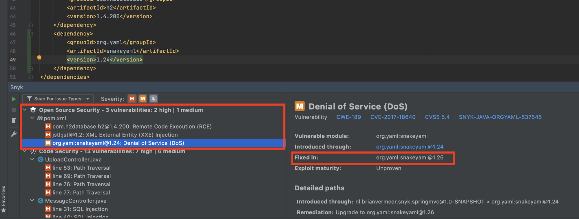 How To Fix Java Security Issues While Coding In Intellij Idea Snyk