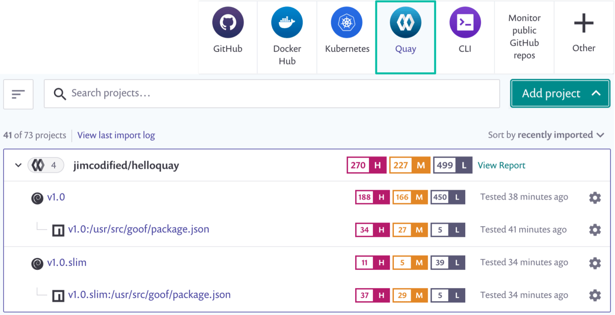Scanning Red Hat Quay registry images for vulnerabilities with Snyk | Snyk Scanning Red Hat Quay registry images for vulnerabilities with Snyk | Snyk