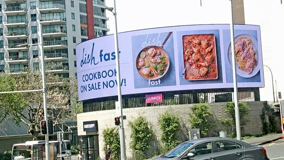 ICG Media launches 'dish FAST' with targeted OOH campaign - stoppress.co.nz