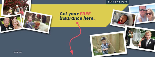 Offer of a lifetime: Sovereign offers six months of free life insurance ...
