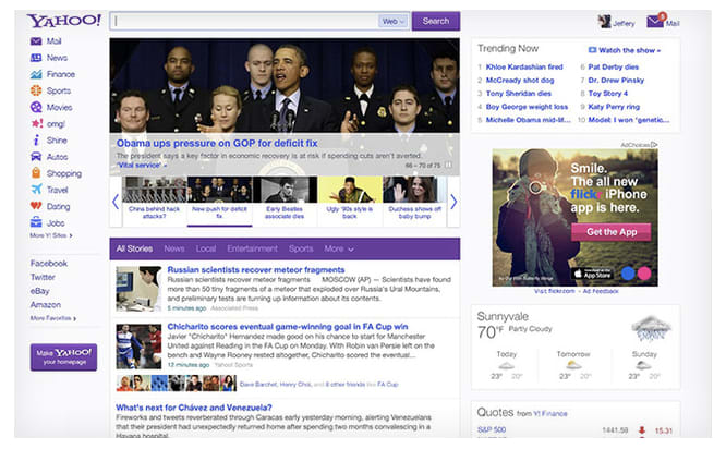 Yahoo New Zealand soon to get with the global homepage programme, moves towards native ...