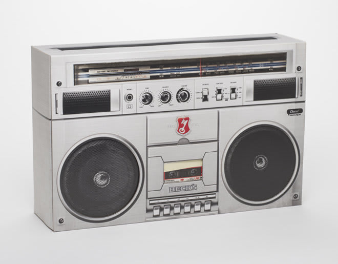 Beck's continues its paper-based creativity with cardboard boom box ...
