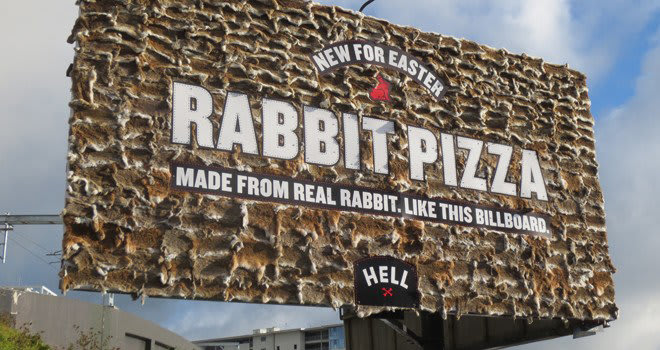 Bunnies in the oven: Hell's controversial rabbit pizza campaign leads ...