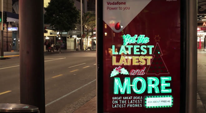 Adshel jingles the bells and whistles with Vodafone Christmas poster ...