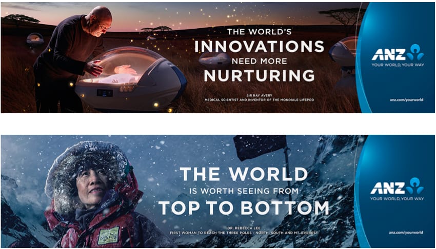 ANZ showcases innovators and world shapers to announce 'your world ...