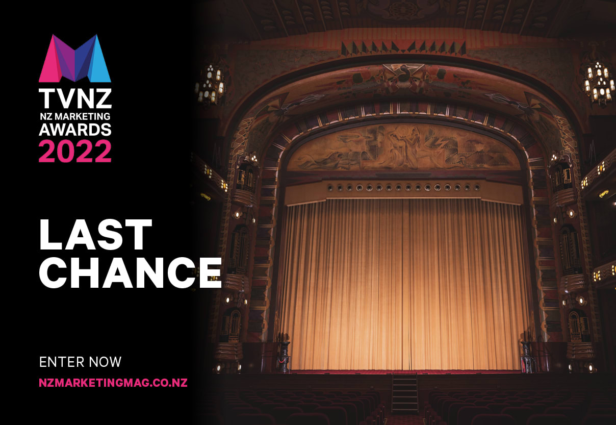 Last chance to enter the 2022 TVNZ-NZ Marketing Awards - stoppress.co.nz