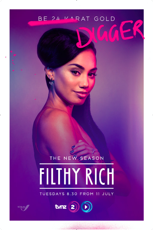 TVNZ Blacksand unveils Filthy Rich season two by vandalising the ...