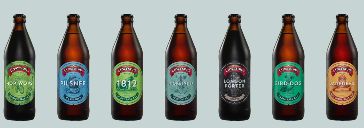 BrandAid brews a rebrand for Emerson's - stoppress.co.nz