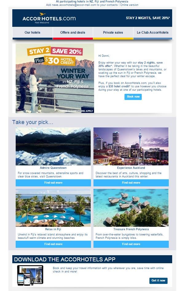 TVNZ-NZ Marketing Awards 2016: Accor Hotels stops the erosion ...