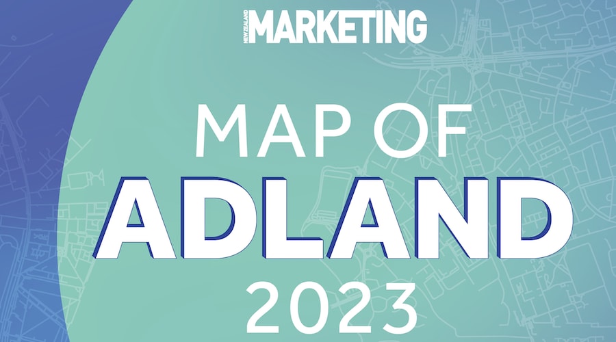 Map of Adland 2023 - New Zealand Marketing Magazine
