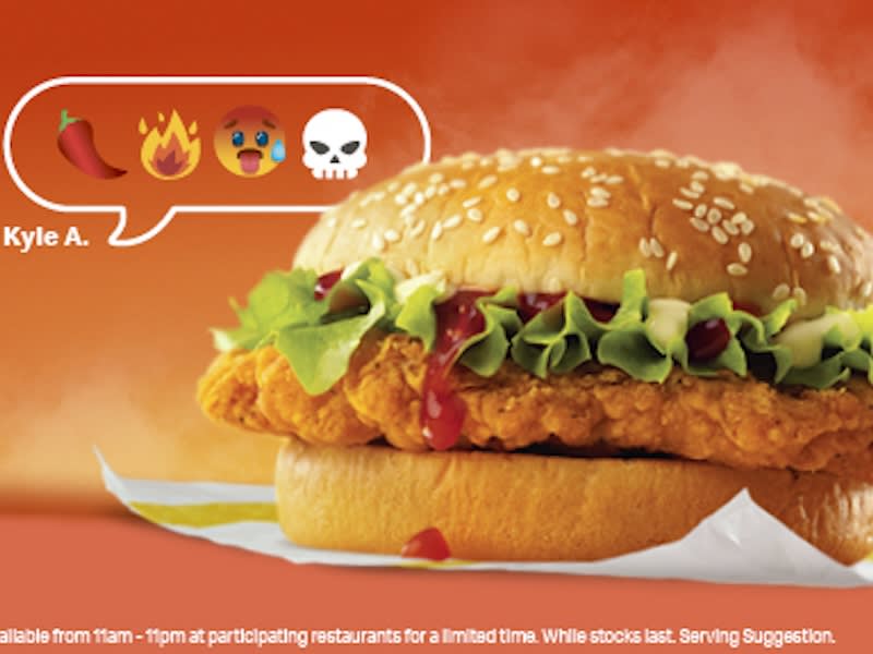 McDonald's, DDB tout 'spiciest' burger - stoppress.co.nz