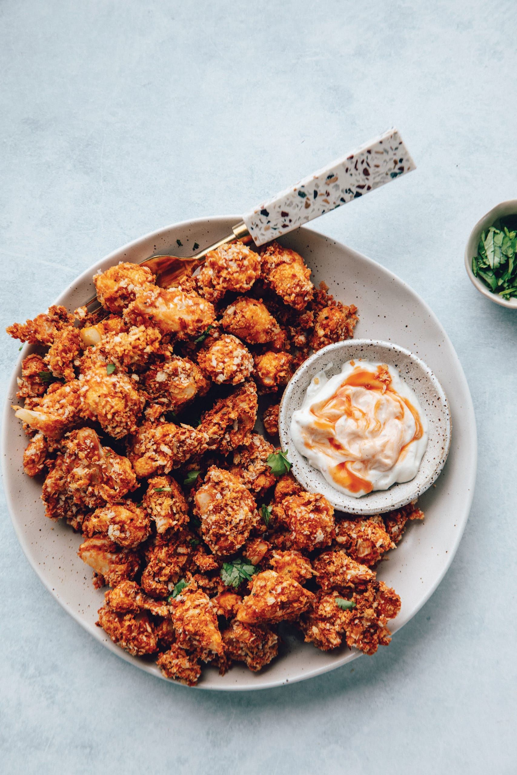 Smokey Popcorn Cauliflower & Tofu Mayo - Good Magazine