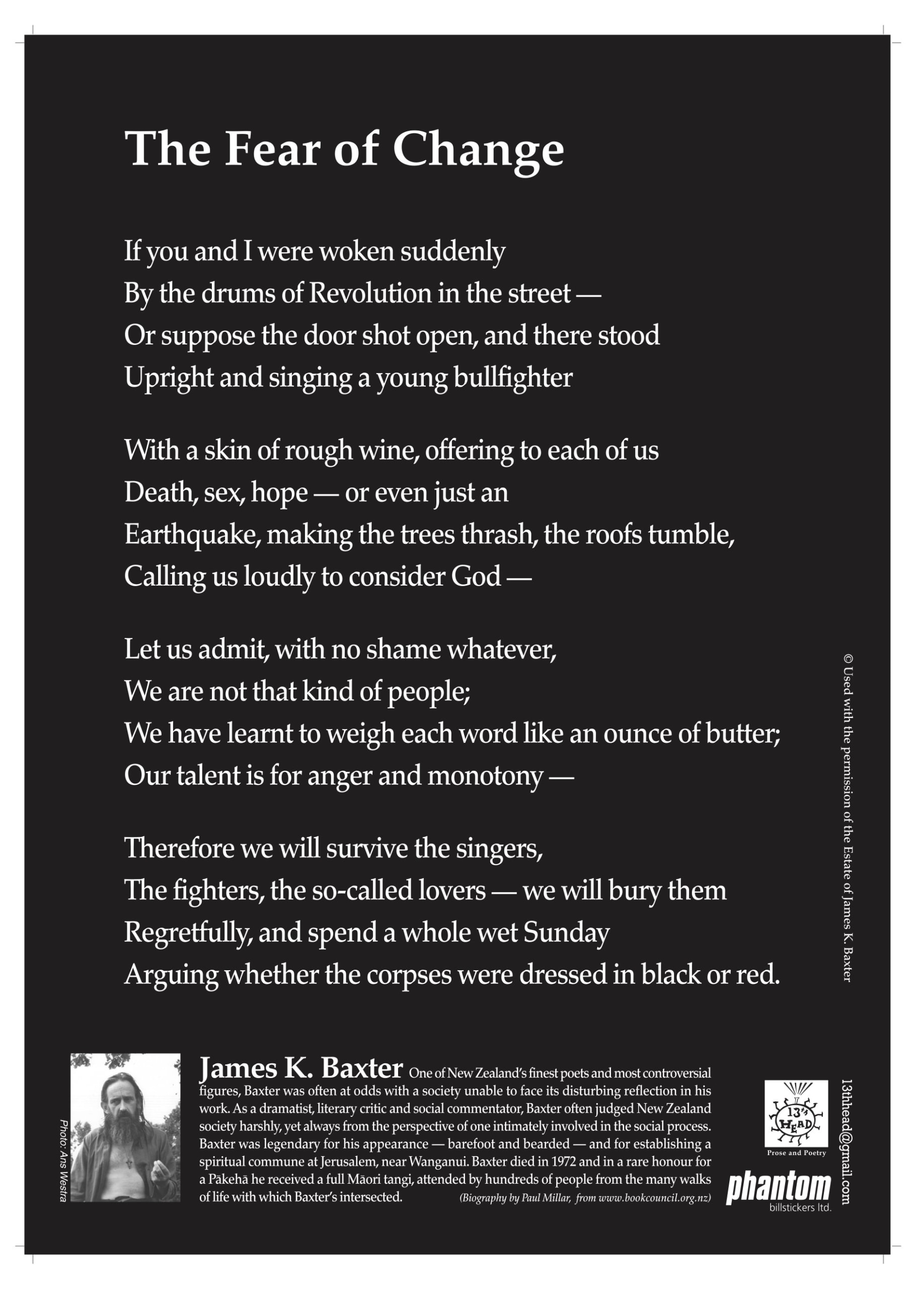 Billboards for Baxter - stoppress.co.nz