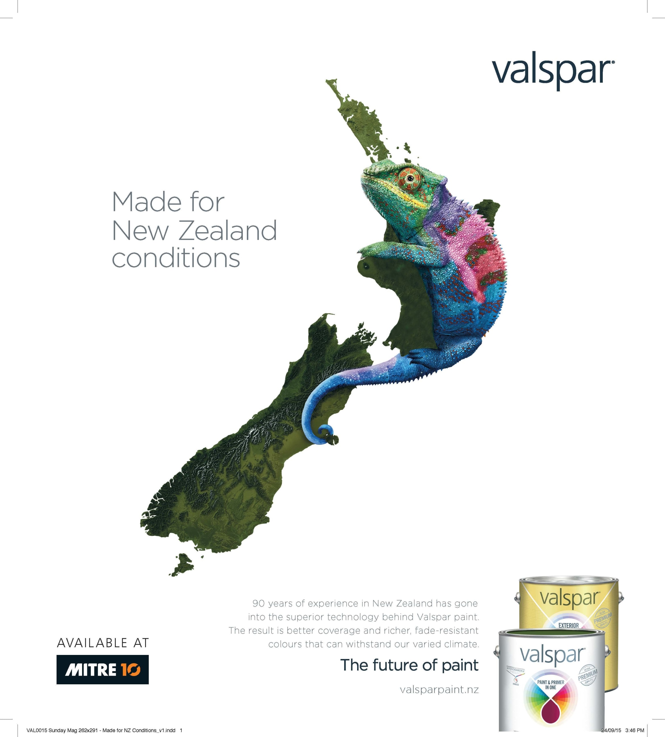 Valspar weaves its brand through Sunday magazine—UPDATED - stoppress.co.nz