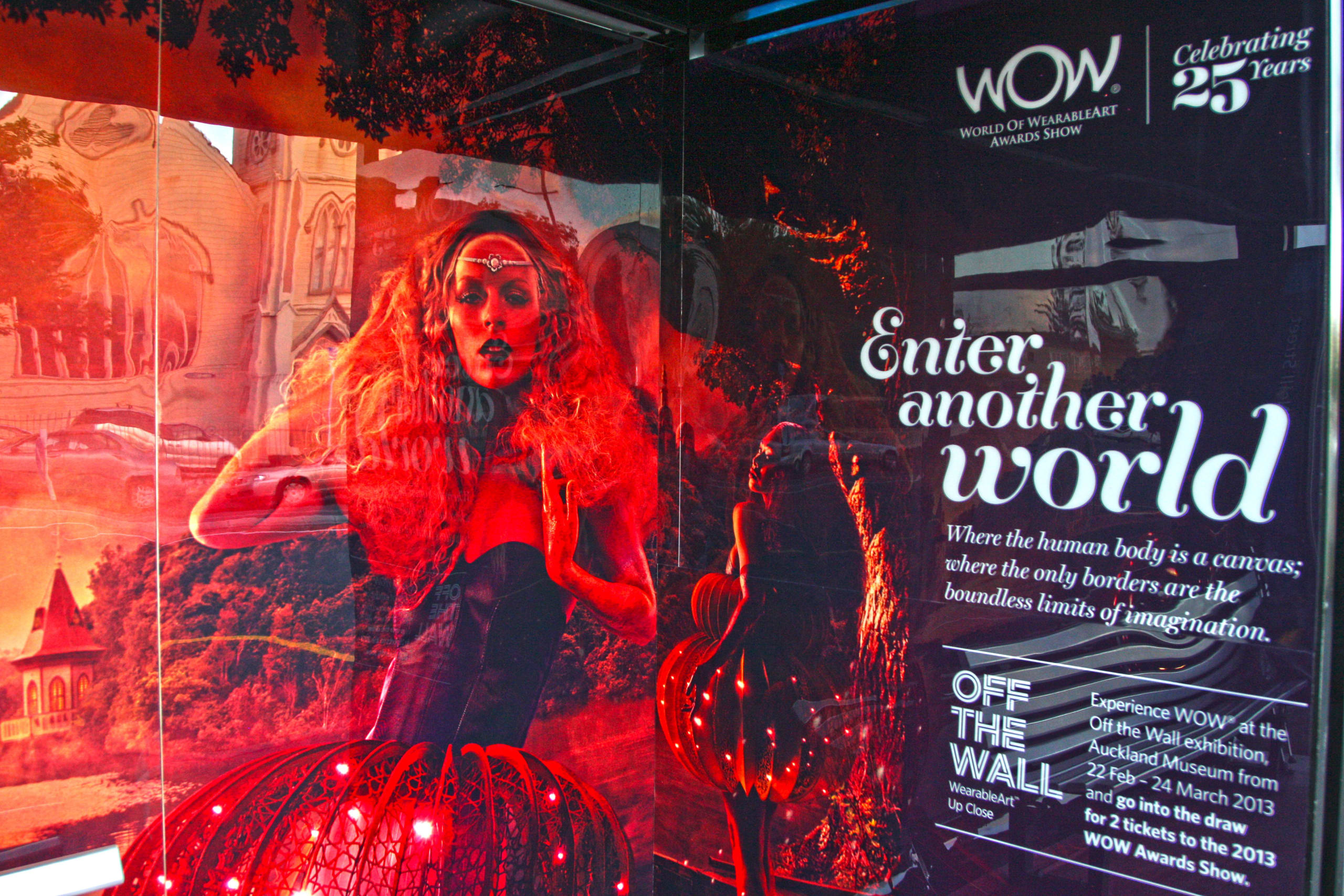 From the stage to the streets: Adshel dresses up for WOW - stoppress.co.nz