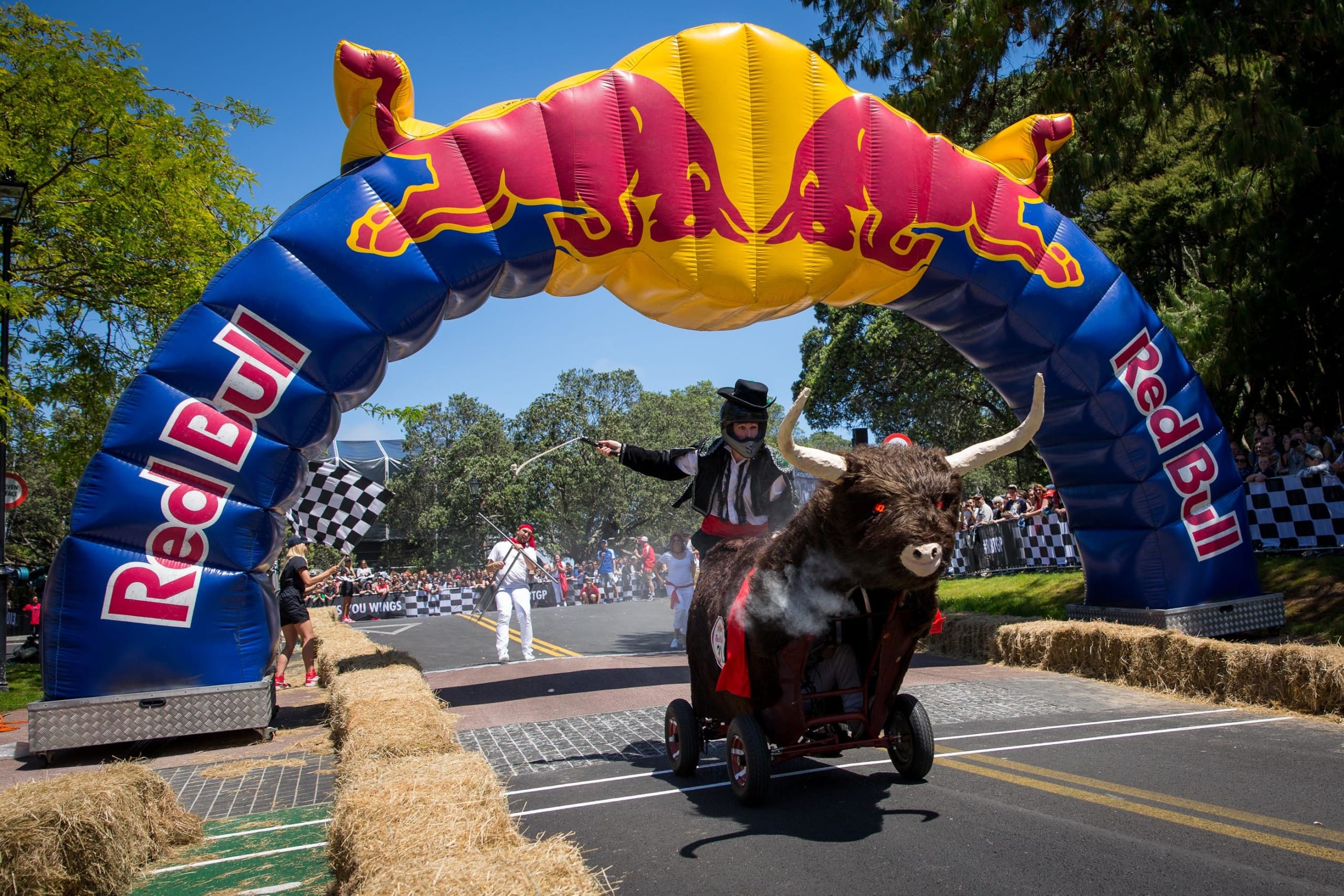The Red Bull trolley race for the brave and the bold and the foolhardy ...