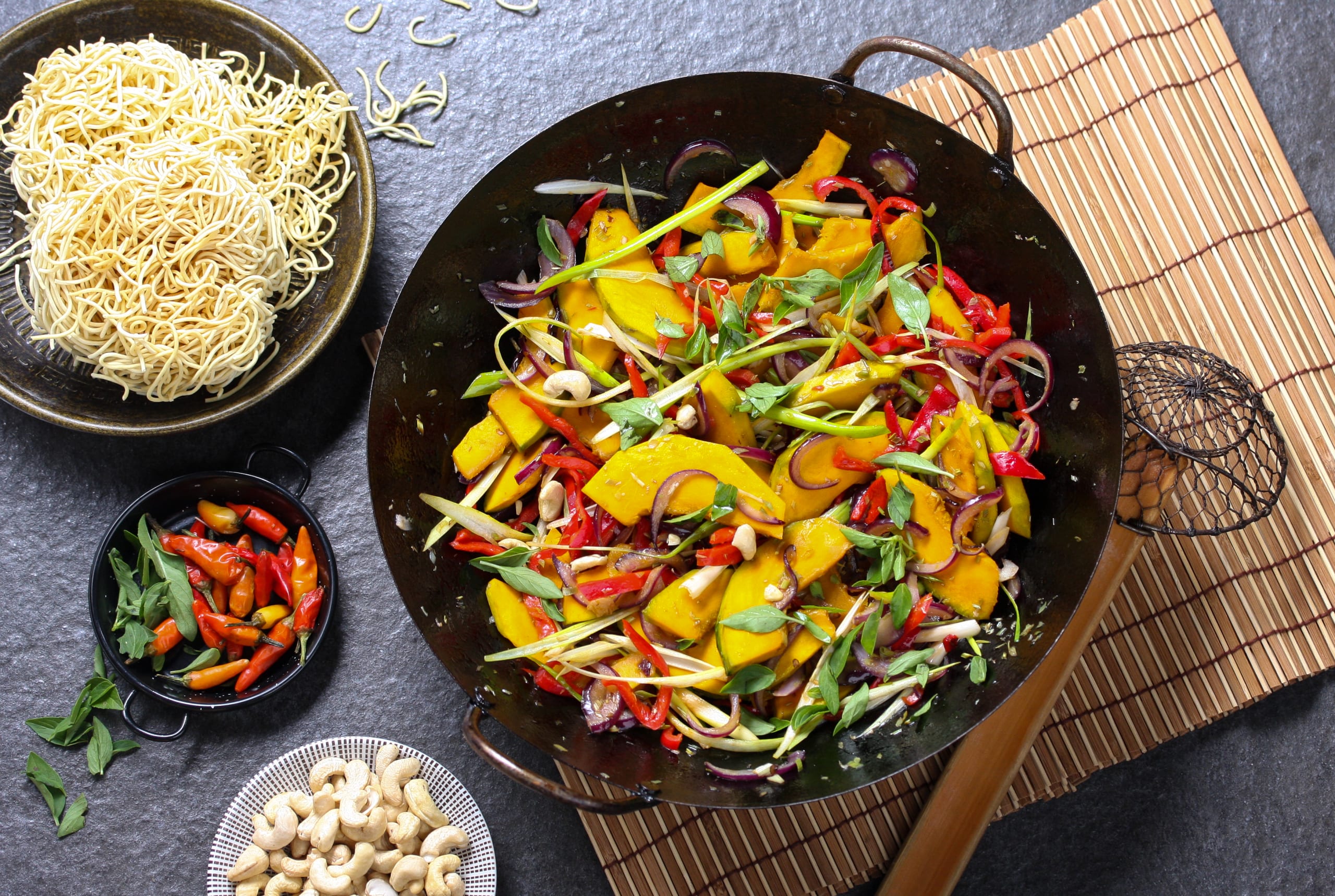 Squash, Basil & Chilli Stir-fry - Good Magazine