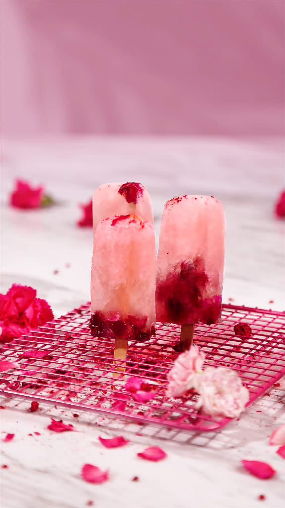 Rosé ice blocks recipe - Good Magazine