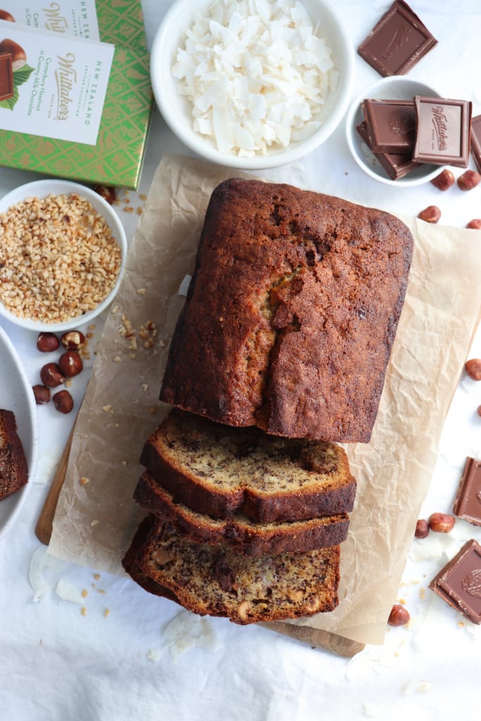 Chocolate & Hazelnut Banana Loaf - Good Magazine