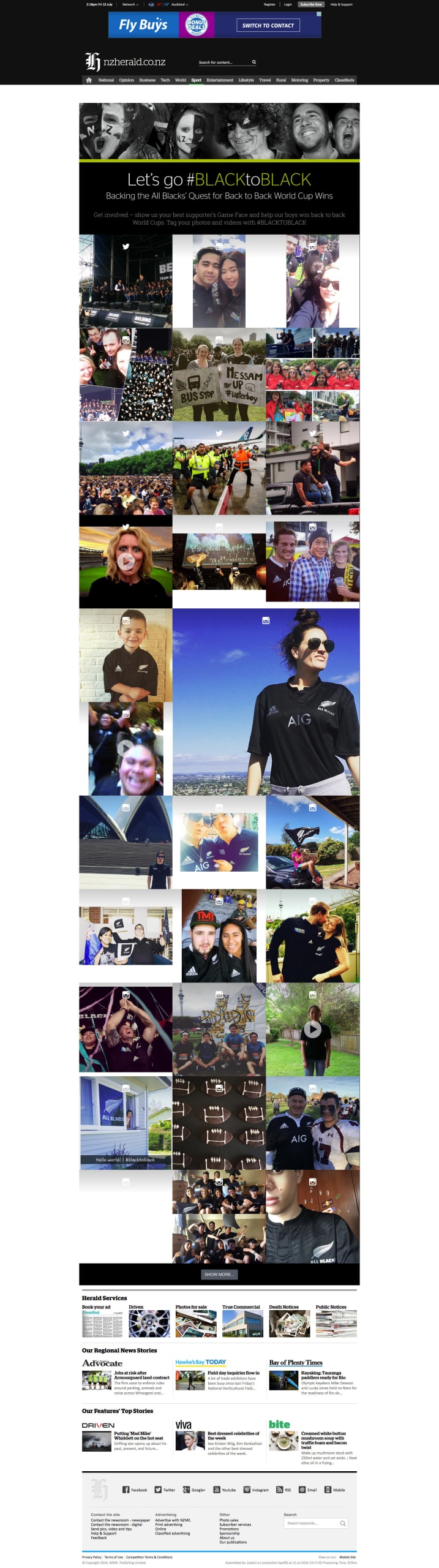 TVNZ-NZ Marketing Awards 2016: NZME takes the big game beyond the pitch ...