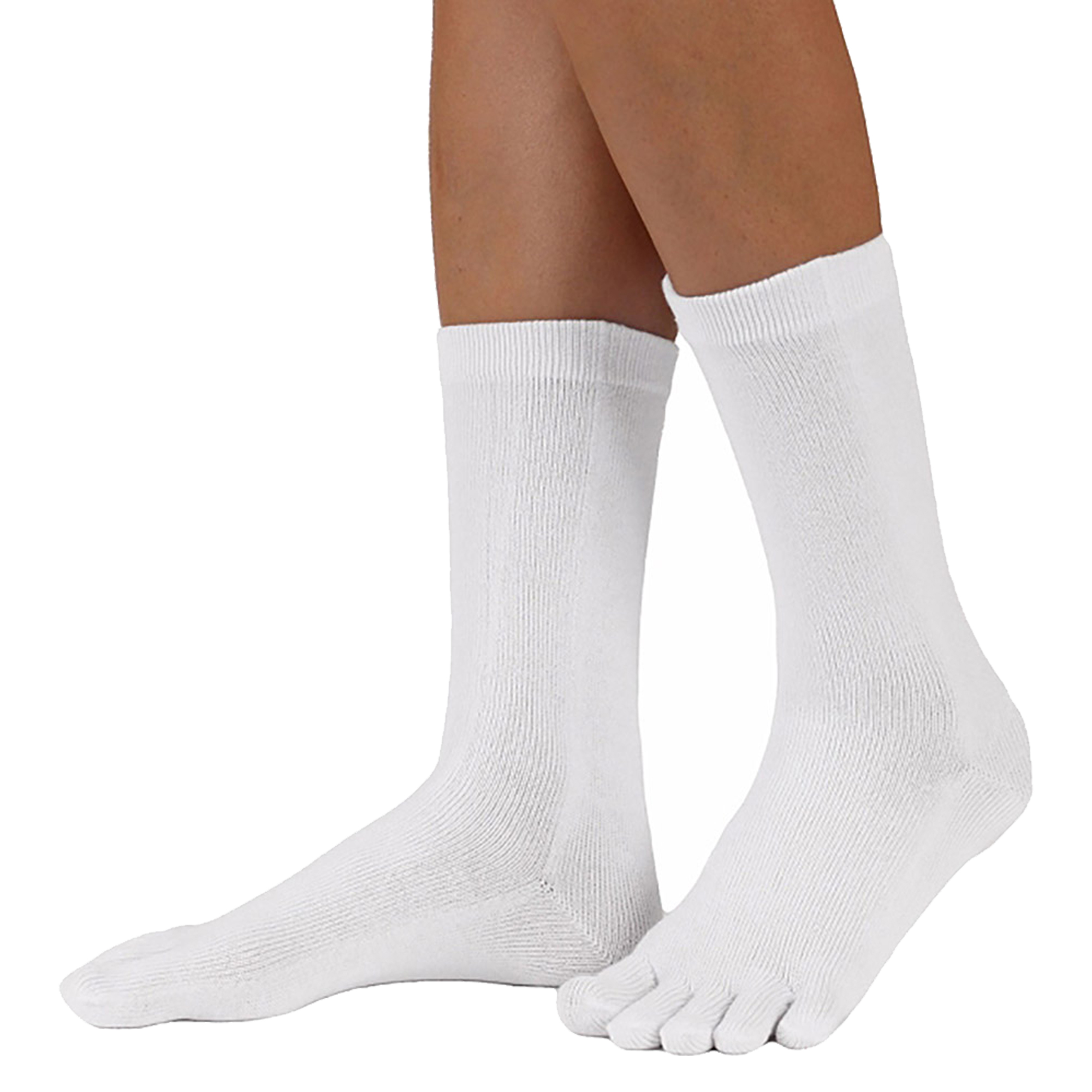 TOETOE - Mid Calf Moisture Wicking Unisex Toe Socks | eBay
